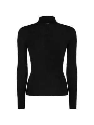 TWINSET Ribbed-knit Roll-neck Sweater