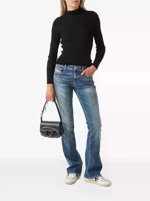 TWINSET Ribbed-knit Roll-neck Sweater