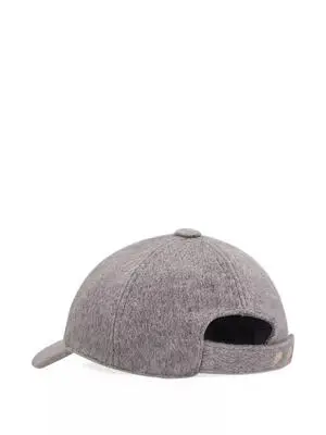 Max Mara Embroidered-logo Baseball Cap - Grey