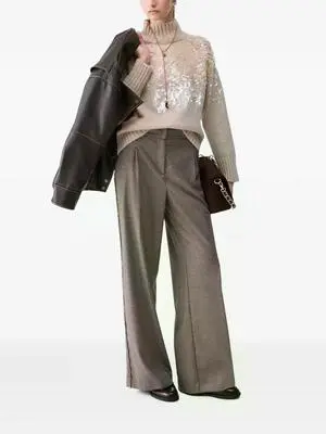 Liu Jo Long Houndstooth Trousers