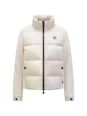 Moncler Quilted Panelled Jacket - Neutrals