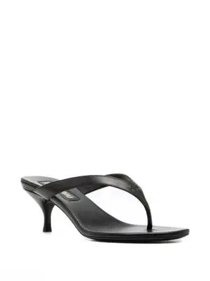 Miu Miu Kitten-heel Thong Sandals