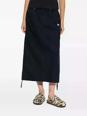 Adidas Logo-embroidered Drawstring Skirt