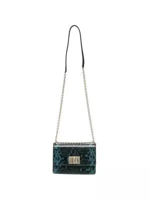 Furla Snake-print 1927 Shoulder Bag - Blue
