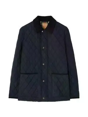 Burberry Haddington Quilted Jacket - Blue