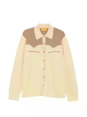 Guest In Residence Western-style Cashmere Shirt - Neutrals