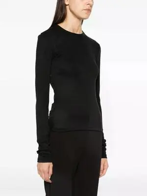 Imperial Lace-panel Long-sleeve T-shirt
