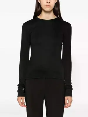 Imperial Lace-panel Long-sleeve T-shirt