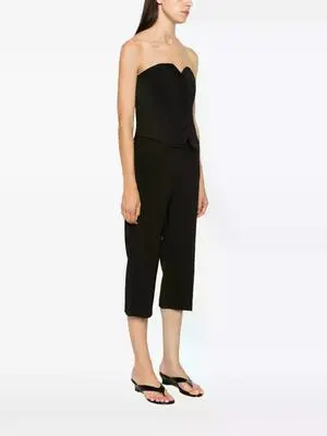 Imperial Strapless Button-up Top