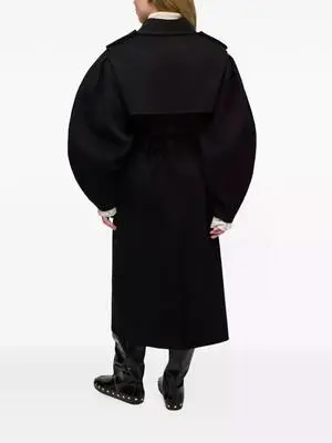 GANNI Coat In Double-faced Wool