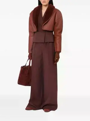Max Mara Salom Drawstring Trousers - Red