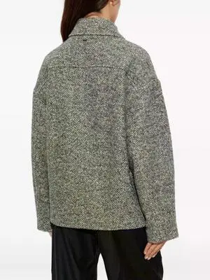 Paul & Shark Herringbone-pattern Zip-up Jacket