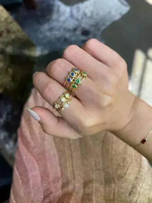 YI COLLECTION Orbit Sapphire Ring