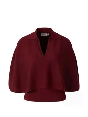 Simkhai Layered Spread-collar Sweater - Red