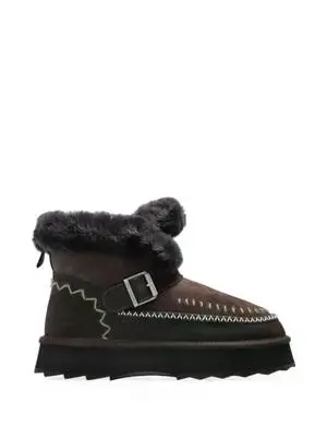 EMU AUSTRALIA Sunnie Shearling-trim Platform Boots - Brown