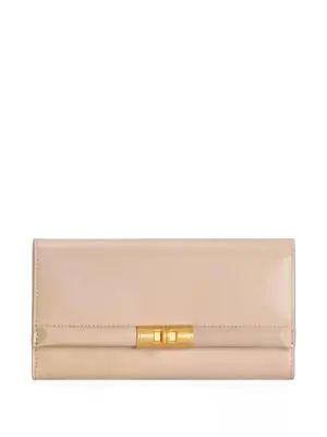 Dolce & Gabbana Marlene Wallet In Calfskin Neutrals