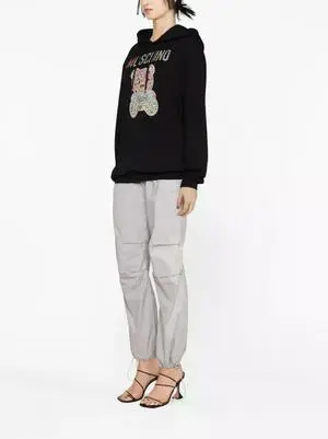 Moschino Teddy Bear-motif Cotton Hoodie