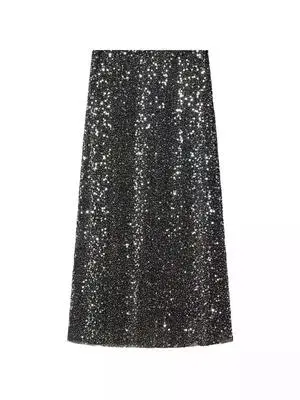 MARANT ETOILE Nejany Sequin-embellished Midi Skirt