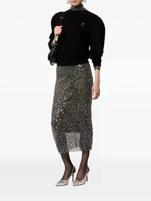 MARANT ETOILE Nejany Sequin-embellished Midi Skirt
