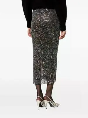 MARANT ETOILE Nejany Sequin-embellished Midi Skirt