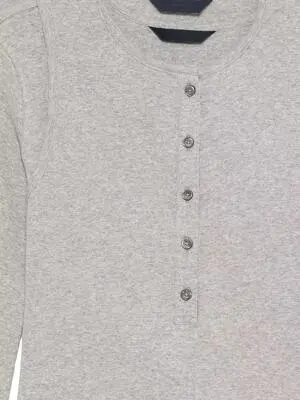 JUUN.J Double-layered Henley-neck T-shirt