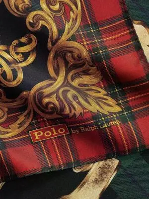 Polo Ralph Lauren Crest Silk Twill Square Scarf