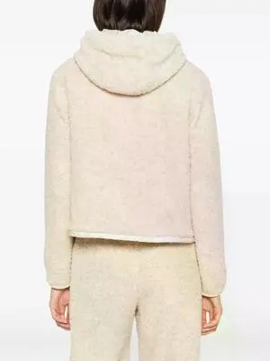 Moncler Quilted Fleece-texture Puffer Jacket