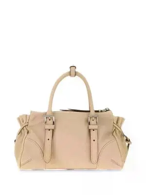 Prada Karin Small Leather Bag - Neutrals