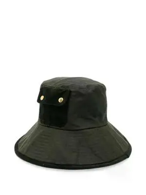 Barbour Corduroy-trim Bucket Hat - Green
