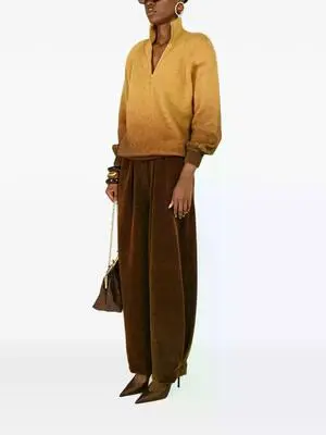 ROWEN ROSE Ombré-effect Mohair-blend Sweater