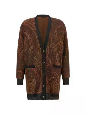 Etro Paisley Jacquard Cardigan