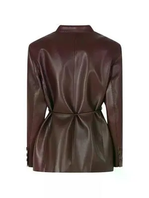 ISABELLE BLANCHE Belted Double-breasted Blazer