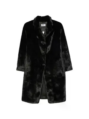 BETTA CORRADI Faux-fur Notch-lapel Coat
