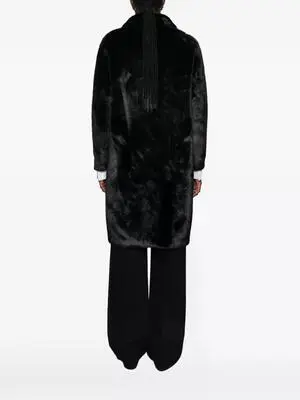 BETTA CORRADI Faux-fur Notch-lapel Coat