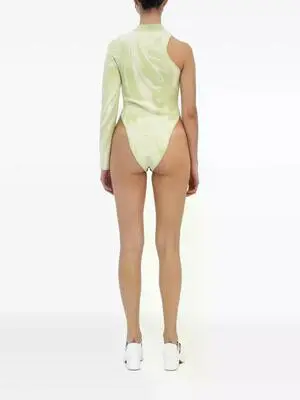 Ph5 Dragon One-shoulder Bodysuit - Green