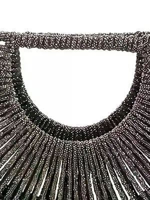 HIBOURAMA Demetra Crystal-embellished Clutch Bag - Grey