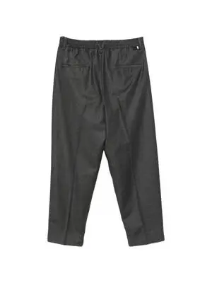 LOW BRAND Pleated Elasticated-waist Trousers