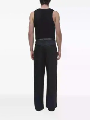 Simkhai Wilson Wide-leg Pleated Trousers