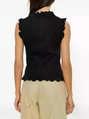 Loewe Ruffled Ribbed Top