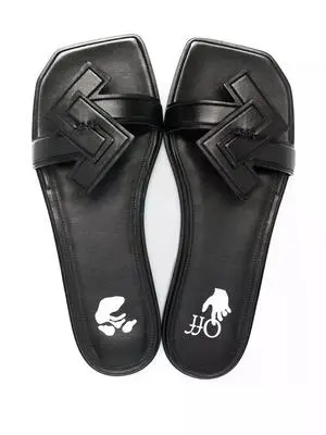 Off-White Arrows-motif Sandals - Black