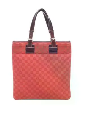 Loewe 2000-2026 Anagram Canvas Tote Bag - Red