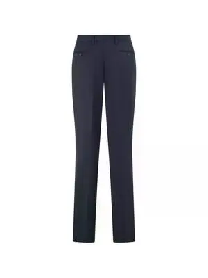 Moschino Belt-loop Straight-leg Trousers - Blue