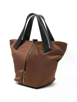 ALEXANDER SMITH Small Lauren Logo-embellishment Tote Bag - Brown