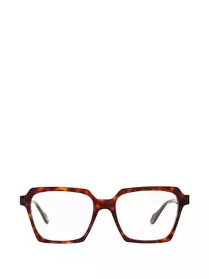 Kàdor Kallima Geometric-frame Glasses - Brown