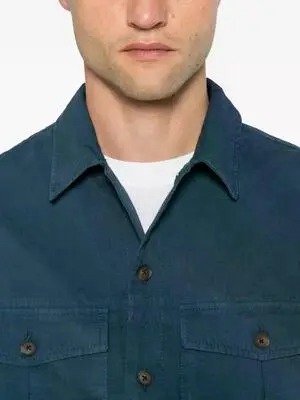 Paul Smith Organic-cotton Shirt Jacket - Blue