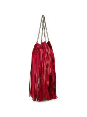Stella McCartney Falabella Fringe Drawstring Shoulder Bag