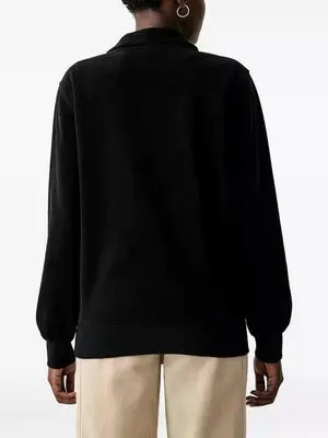 LEVI'S Logo-embroidered Quarter-zip Sweater