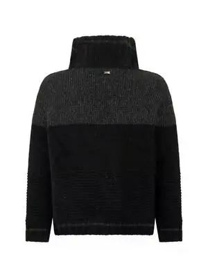 Herno Sequin-embellished Funnel-neck Cardigan