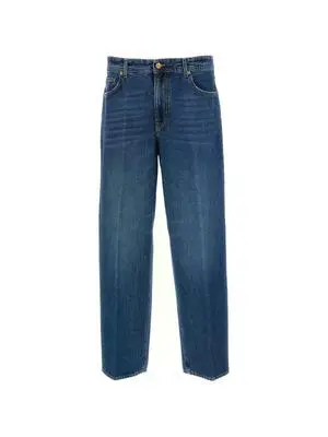 BRIGLIA 1949 Faded Straight-leg Jeans - Blue