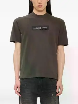 44 LABEL GROUP Logo-patch Cotton T-shirt